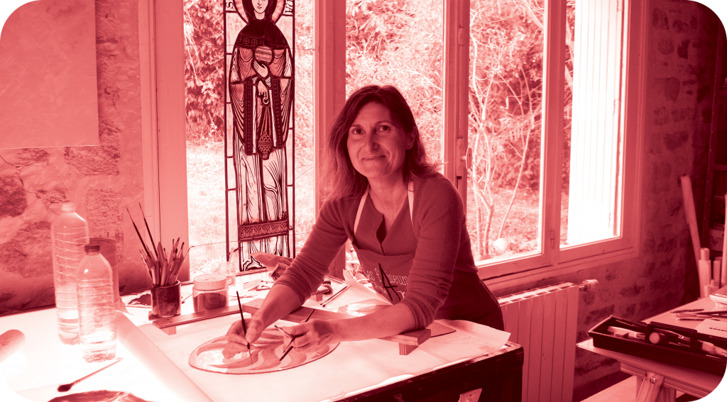 Maya REICH - Peintre verrier, plasticienne | Bray'Art